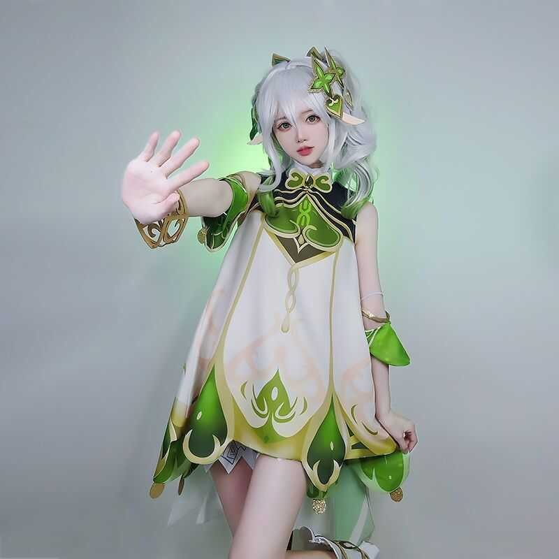 LY [New] Genshin Impact Nahida Cosplay Costume Plus Size Kids Yuanshen ...