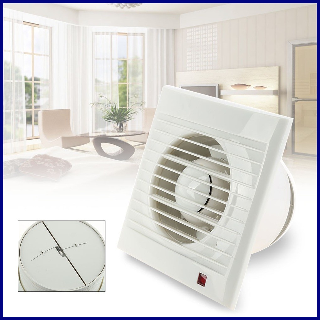 4" inch Bathroom Kitchen Toilet Wet Room Extractor Fan 100mm For Home ...