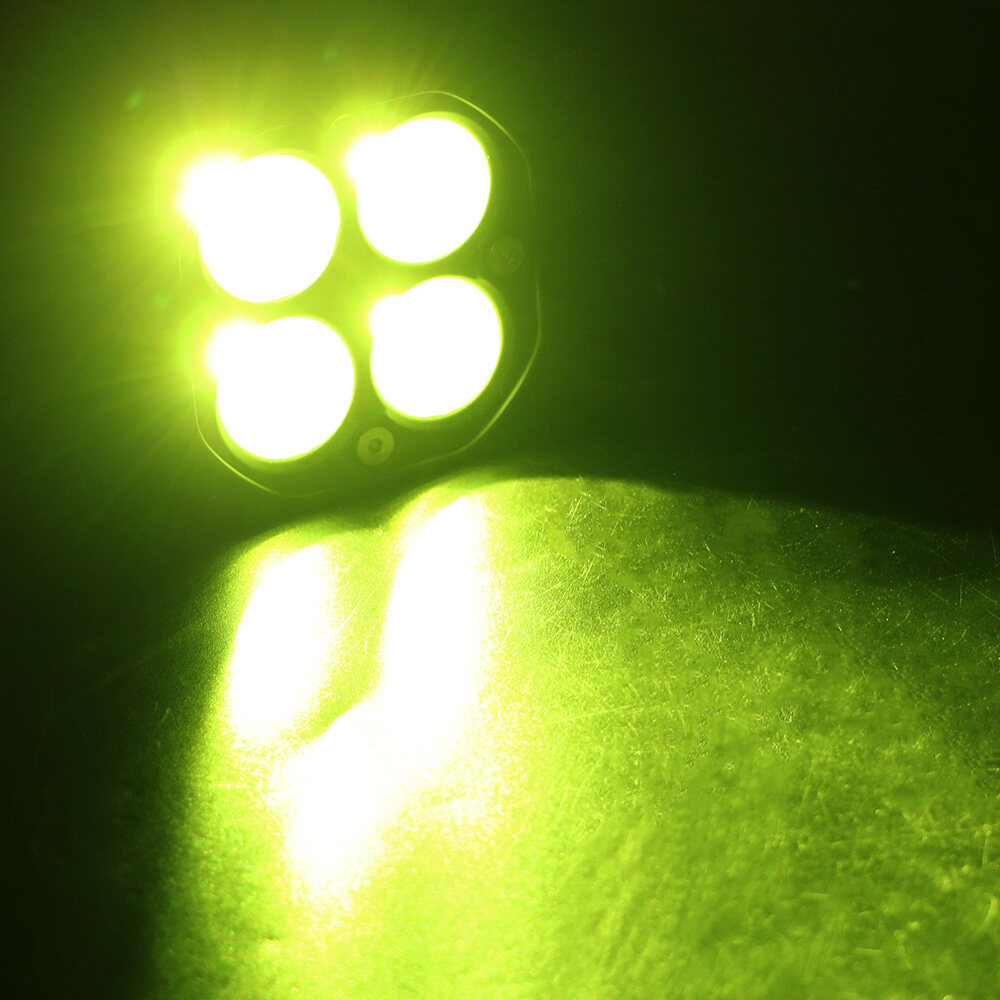 (1 Pair) Square Spotlight Motorcycle Driving Lights 12v 24V 3 Inch Led ...