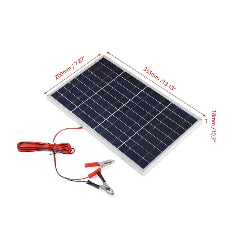 10W Frame Solar Panel, Photovoltaic Panel, 12V18v Polycrystalline ...