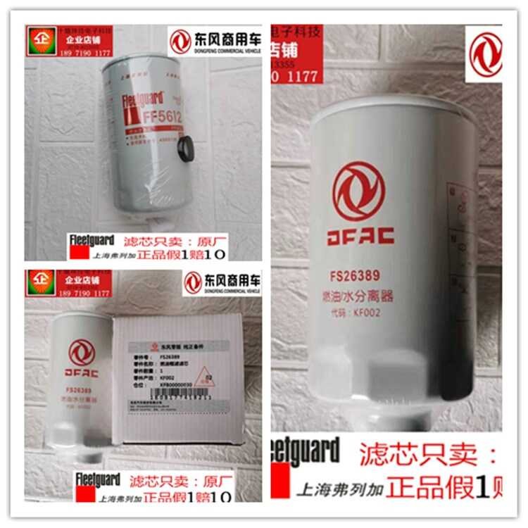 Original FF5612 Dongfeng Dorica FS26389 Cummins National V engine oil ...