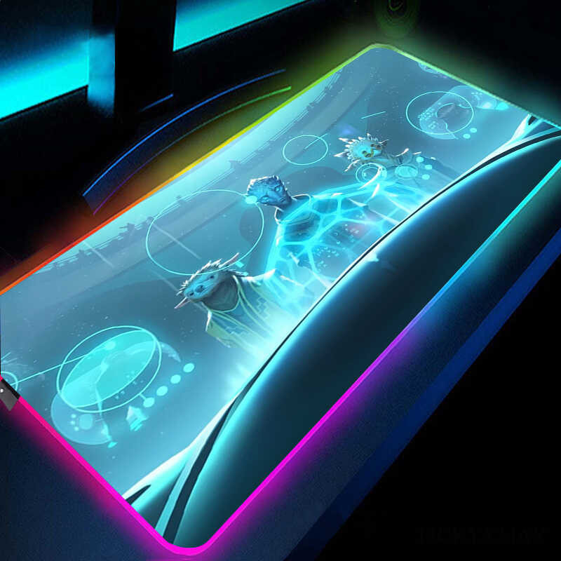 STELLARIS Large RGB Mouse Pad XXL Gaming Mousepad LED Mouse Mat Gamer ...