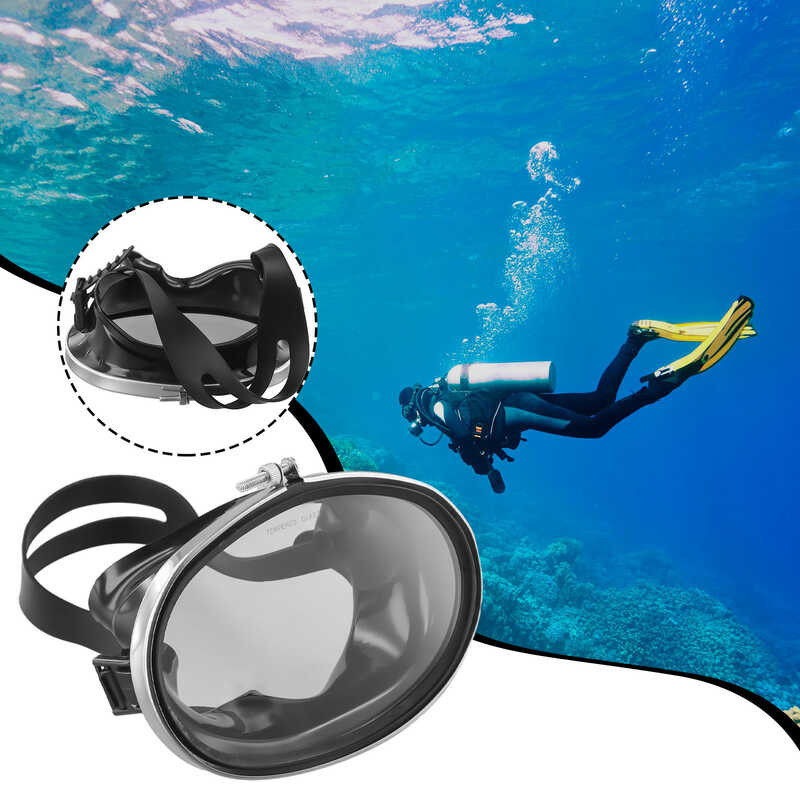 Transparent Glass Lens, HD Tempered Glass Divemask Para Sa Scuba Diving ...