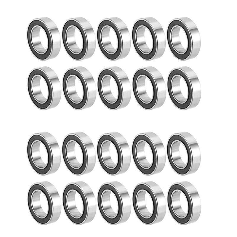 √ 20Pcs 17287-2RS 17287RS Ball 17X28x7mm Bike Wheels Bottom Bracket ...