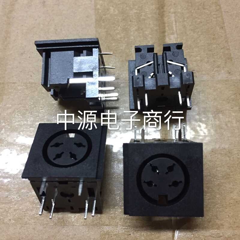 PS2 terminal female socket, large S terminal socket, 4-core DIN ...