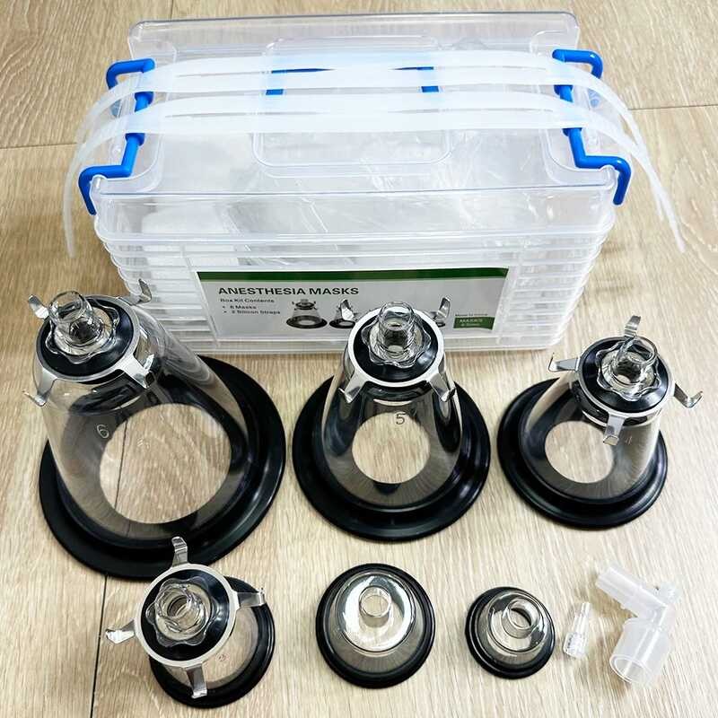 Pet No.1-No.6 Anesthesia Mask Dogs Cats Transparency Manual ...