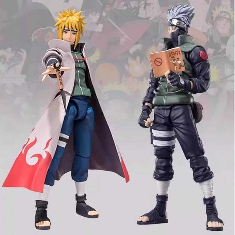 SHF 15Cm Naruto Sasuke Hatake Kakashi Namikaze Minato Articulated ...