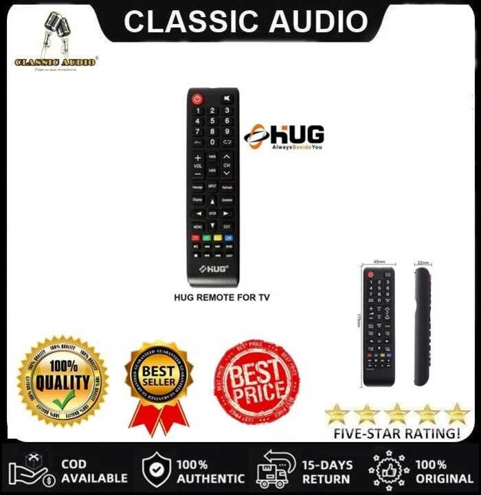 CLASSIC AUDIO HUG Remote Control for Hug LED & Smart TV (ORIGINAL ...