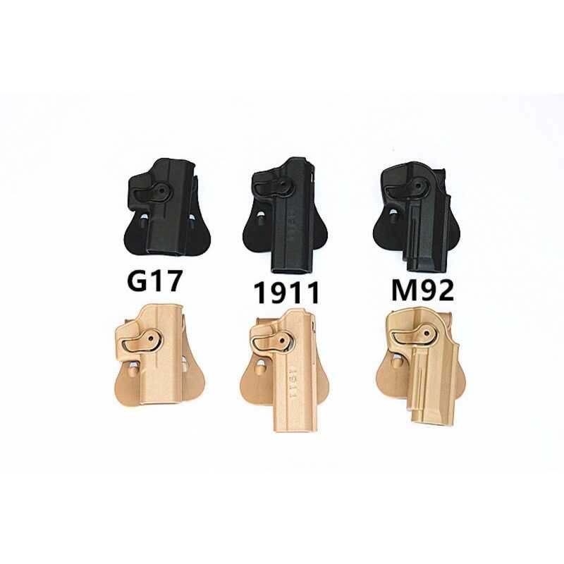 Tactical pistol holster G17 M1911 M92 P226 holster waist hanging quick ...