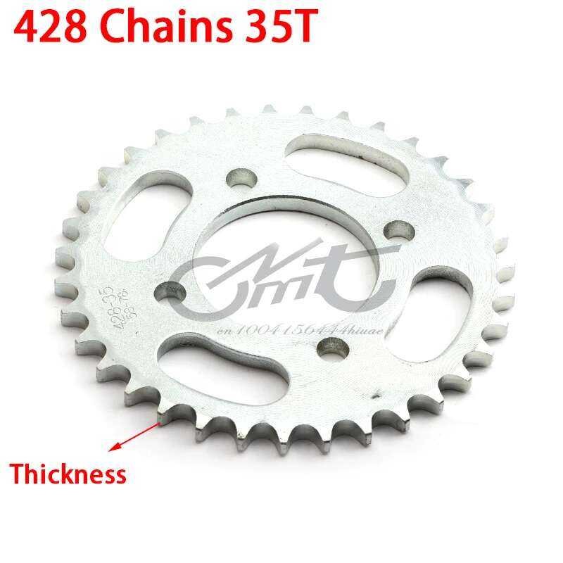 428 35 Ngipin 35T 58Mm Rear Chain Sprocket Para Sa ATV Quad Pit Dirt Bike Sa Pamamagitan Ng Go ...