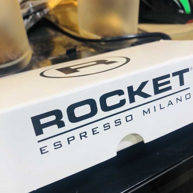 Rocket semi-automatic coffee machine original bottomless handle ...