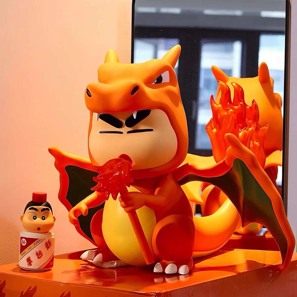 Deepsea studio [Quick delivery in stock] Charizard Shin-chan Pokémon ...