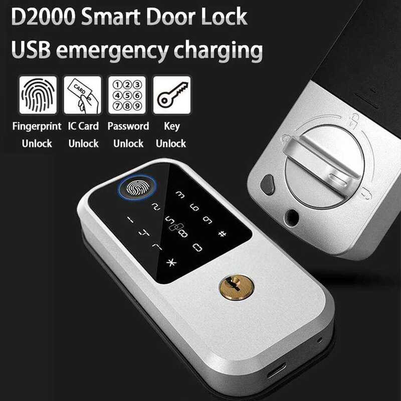 Smart Digital Home Security Door Anti-Pee g Keyless Entry Auto Lock ...