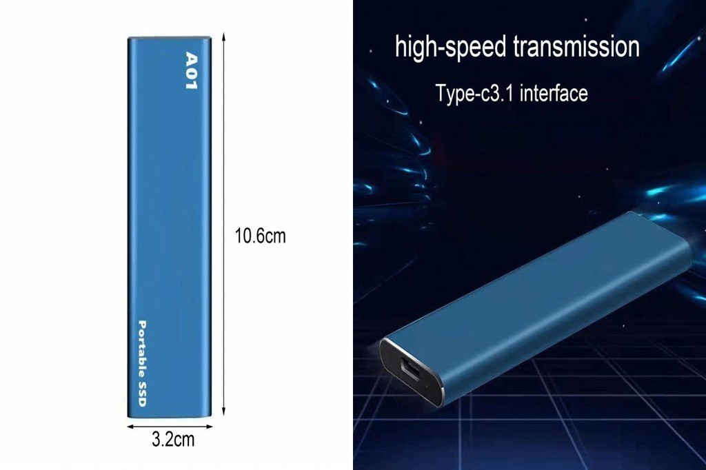 [RB] Ultra Thin Portable SSD for Laptop External Mobile Solid State ...
