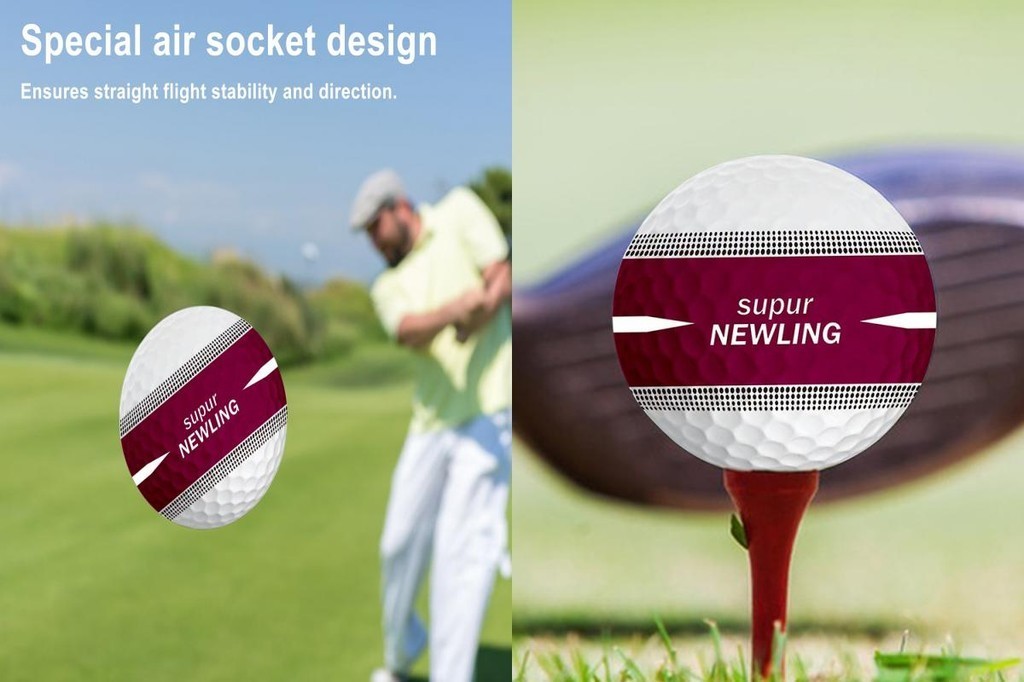 [VOU] Long-lasting Golf Ball Soft Hitting Feel Golf Ball Super Long ...