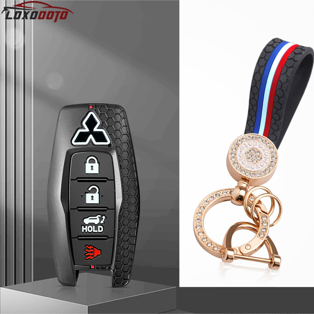 For Mitsubishi Outlander 2022 2023 2024 Keychains Key Cover Silicone ...