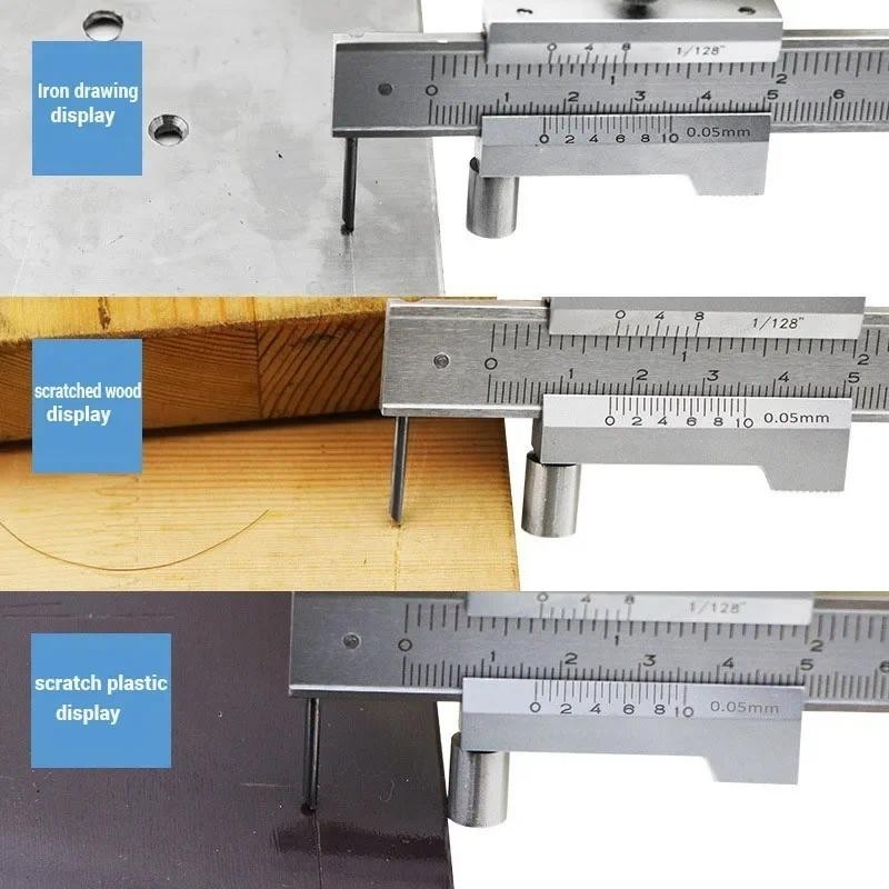 Parallel Marking Calipers 0-200mm Stainless Steel Marking Vernier ...