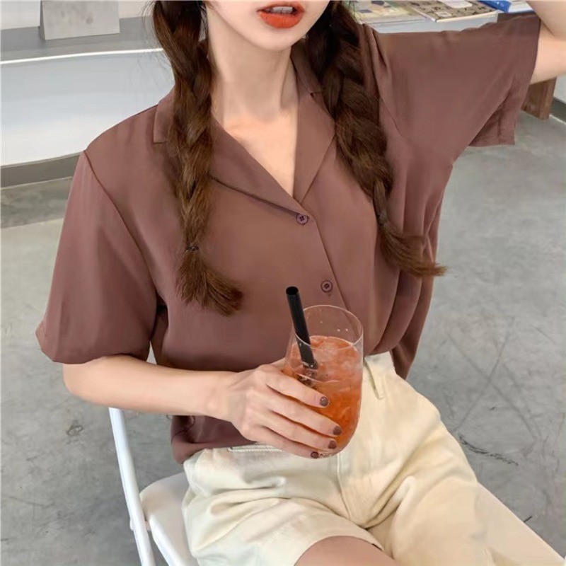 {shipped From Manila Cod} Summer Korean Style Blouse For Women Girls