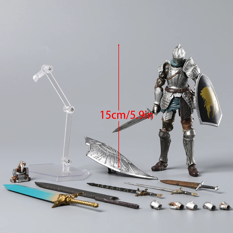 Dark Souls Figures Figma 590 Fluted Demon's Souls Armor Action Figurine ...