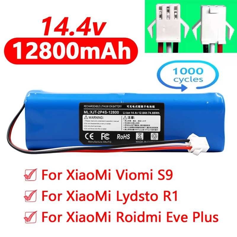 Orihinal 3 Na 14.4V 12800Mh 18650 M26 4S2p Lithium Ion Battery Pro M9 ...