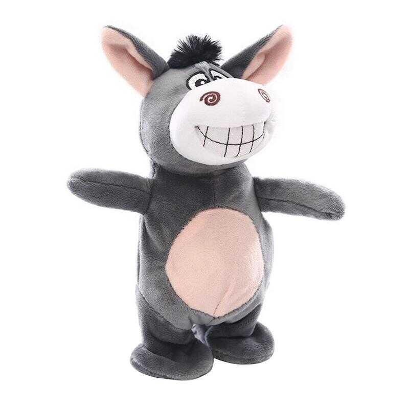 Donkey Stuffed Musical Toys Speaking Animal Plush Electric Interactive ...