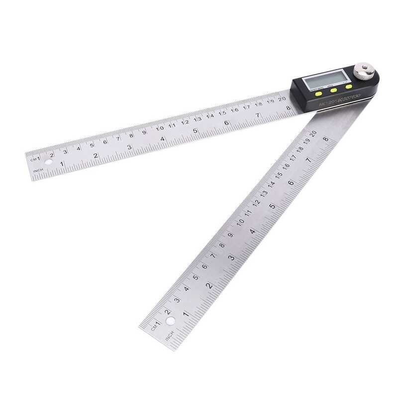 Universal Gauge Level Measuring Tool Angle Ruler Goniometer Digital ...