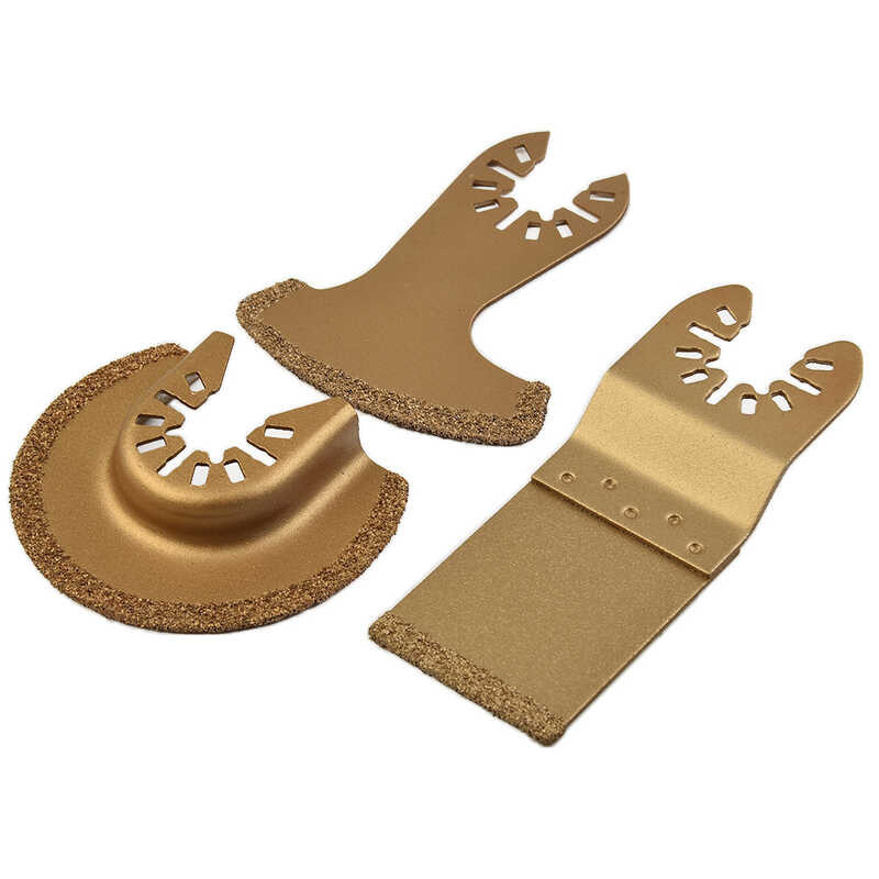 3 Pcs Oscillating Multi Tool Carbide Segment Saw Blades Tile Grout ...