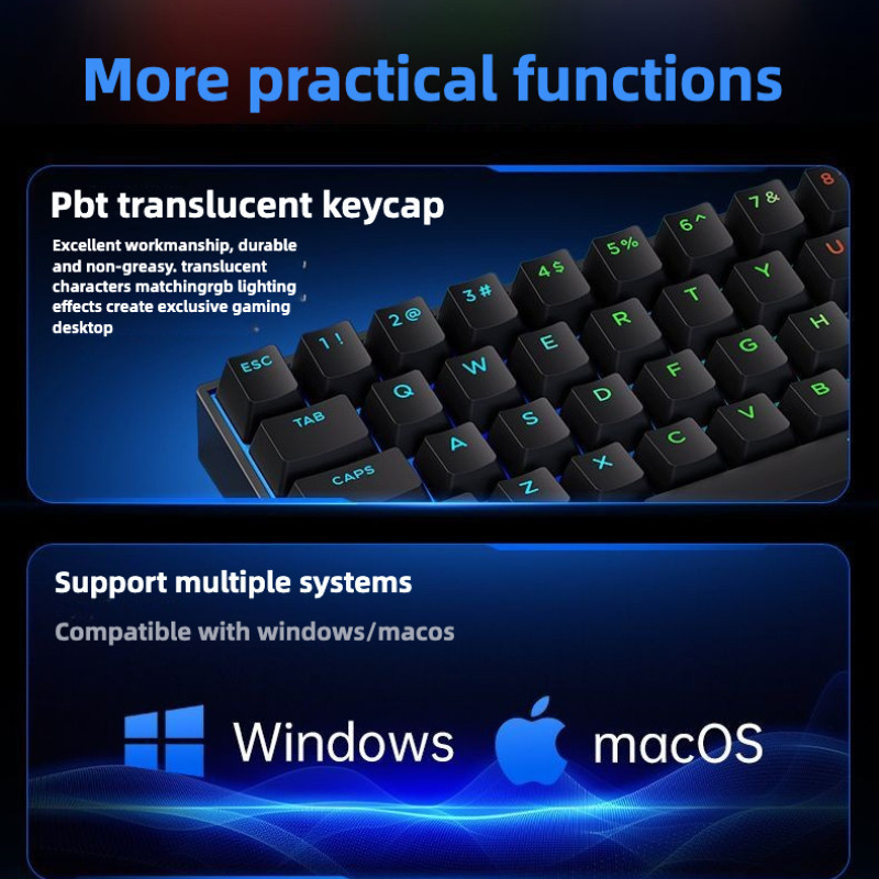 MCHOSE Ace60 Pro ACE68 Magnetic Switch Rapid Trigger Mechanical ...