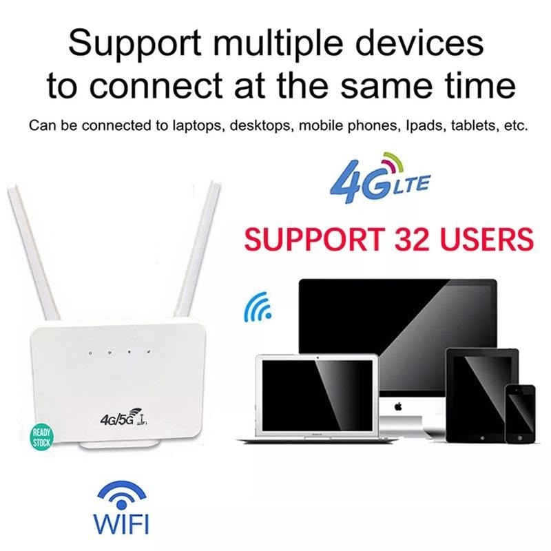 EXPOSE Router CP106 Open Lines 4G/5G SIM Card WIFI Modem 300 Mbps Home ...
