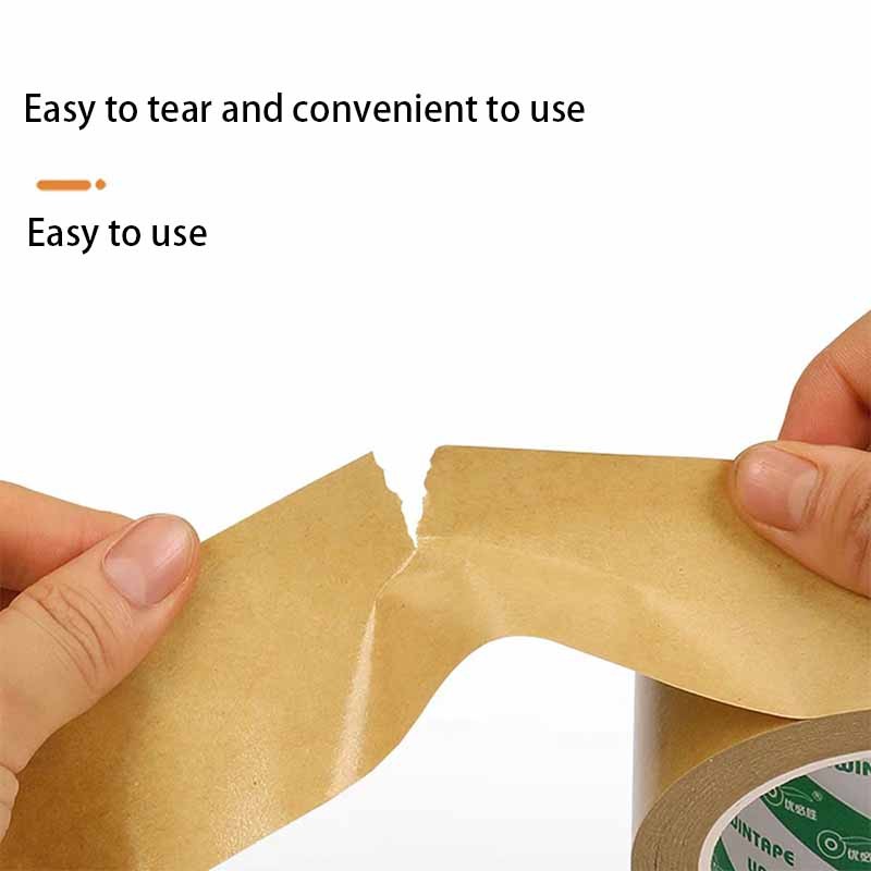 Kraft Paper Tape, Brown Sealing Tape, Waterproof, Moisture-proof, Easy ...