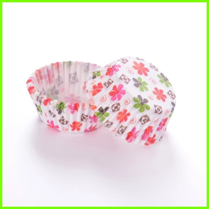 ⊙ 100pcs 3oz Cupcake Liner Cute Design Cupcake Liner Paper Liner ...