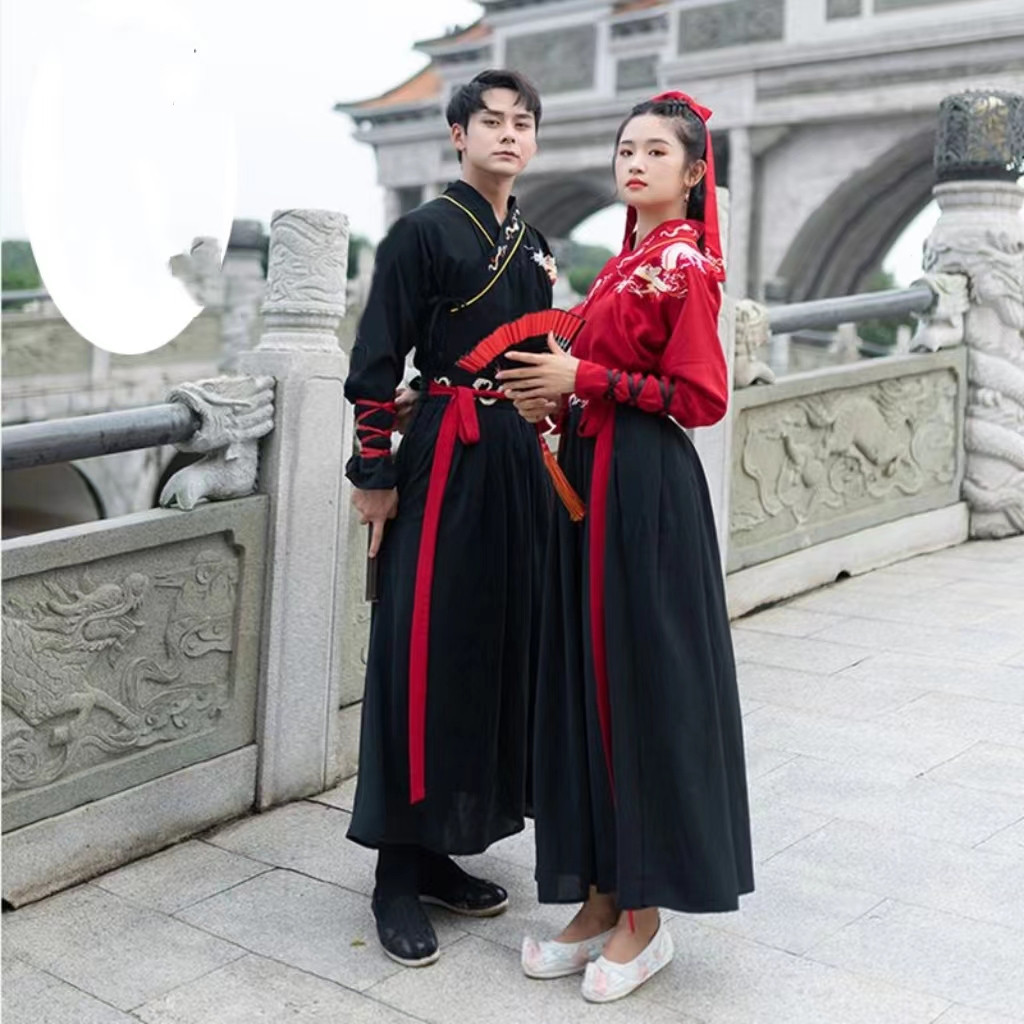 Ancient Costume Hanfu Male Female Student Class Uniform Chinese Style ...
