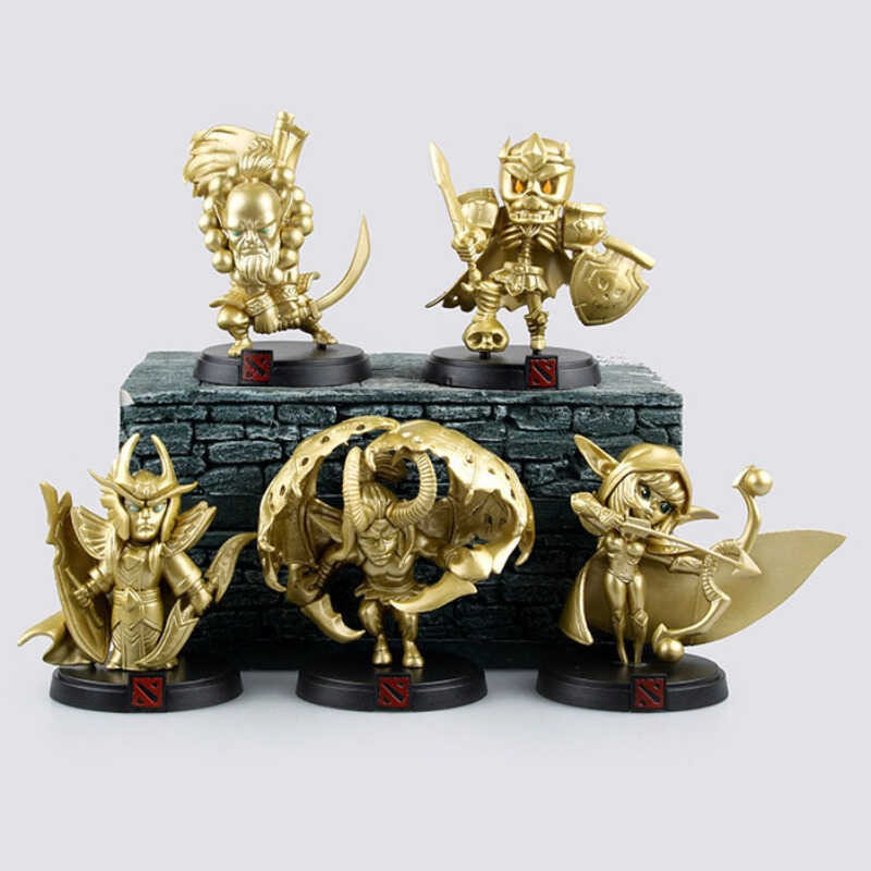 Golden Statue Limited World Of Warcraft DOTA Game Character Sculpture ...