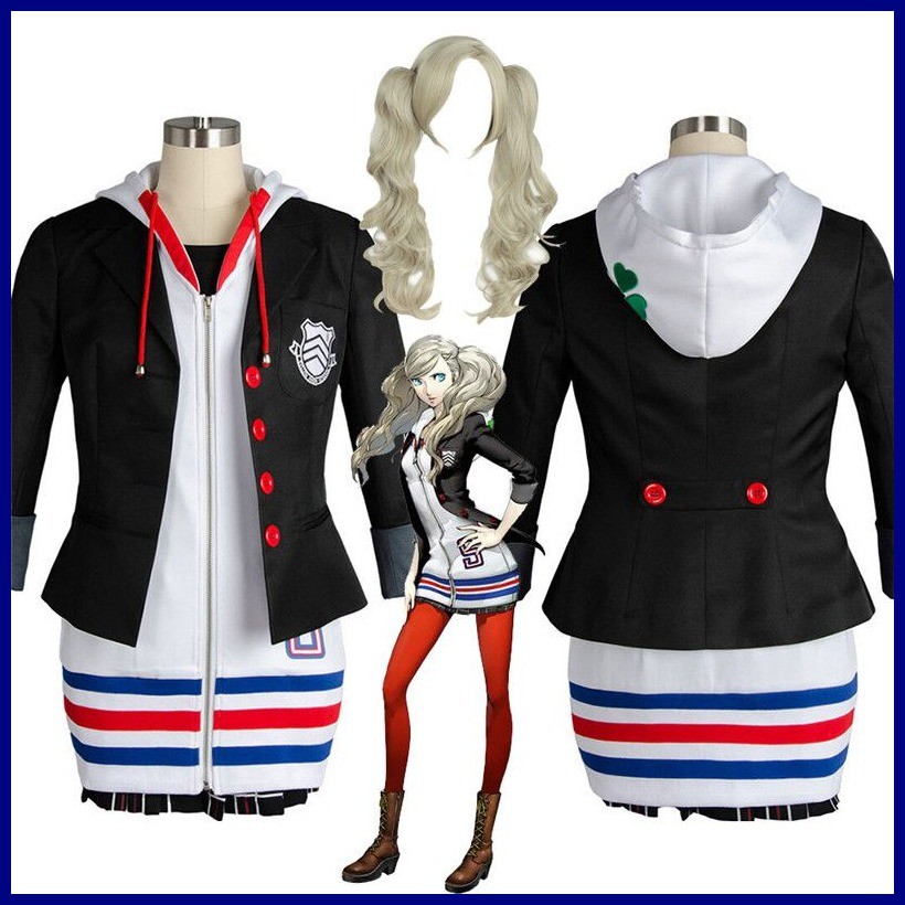 Cosplay Persona5 Game Costume Ann Anne Takamaki Suit Full Set Uniform Jacket WigS5G | Shopee ...