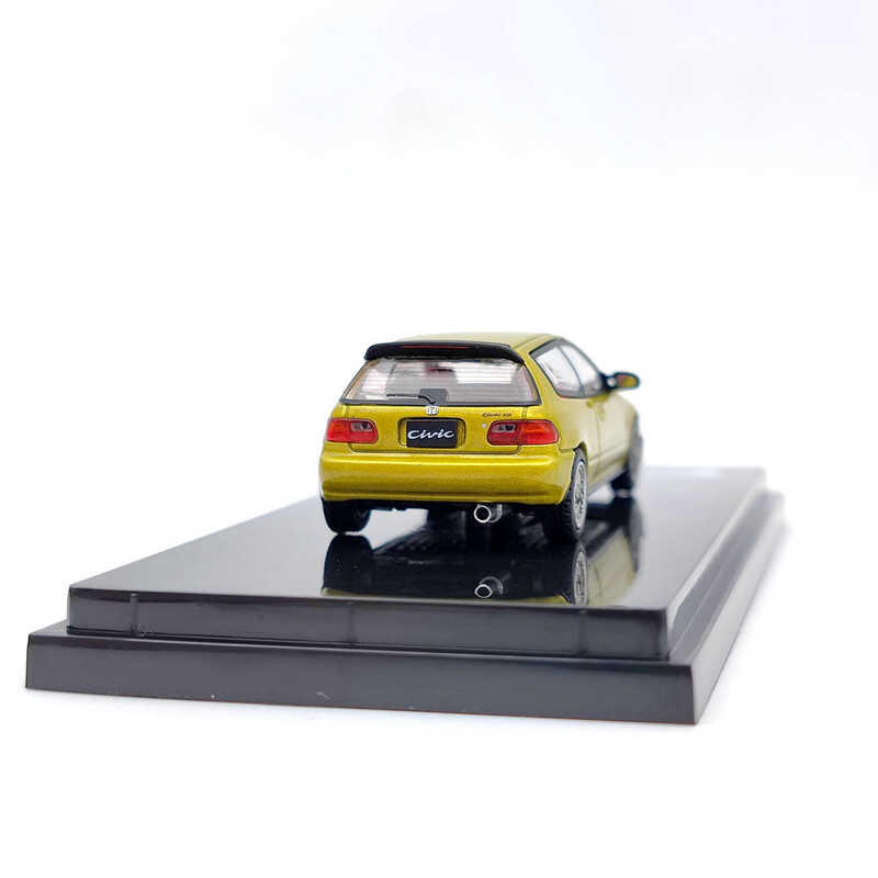 Hobby [Oqiao] Japan 1/64 For Civic (Eg6) JDM STYLE MESH WHEEL Yellow Hj641017fy Diecast Model To ...