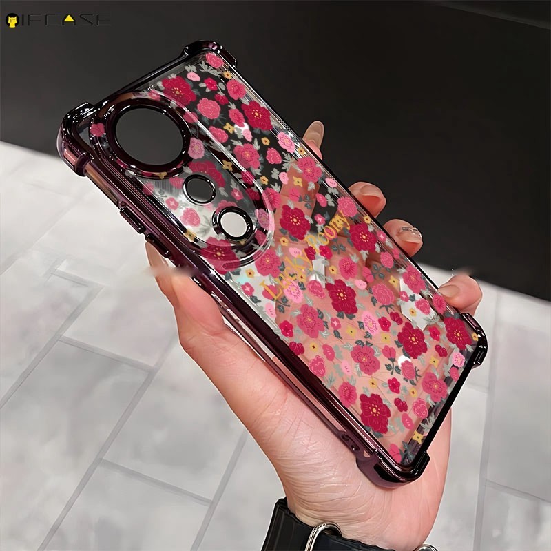 For Redmi Note 13 12 11 11E Pro Max 13R 11S 4G Phone Case Peony Flower ...