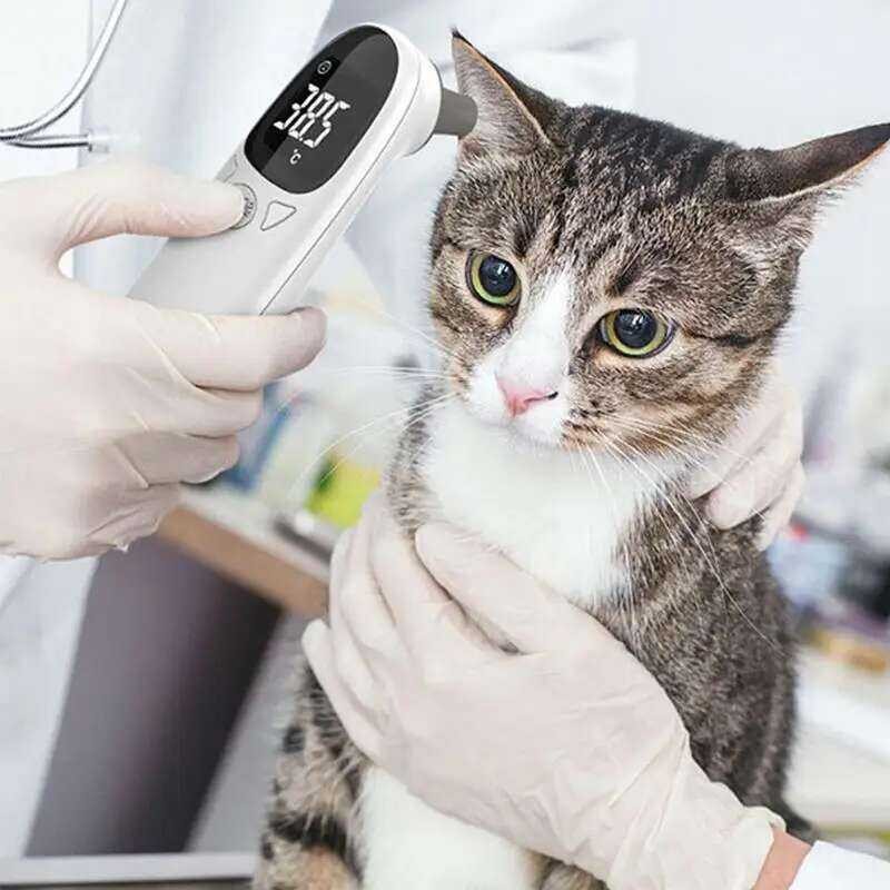 Infrared Pet Dog Cat Ear Thermometrer Medical Animal Measuring ...