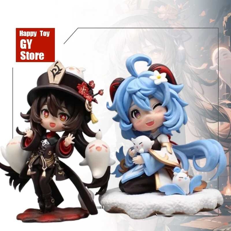 Genshin Impact Anime Figurine Ganyu Hutao Action Figure Kawaii Toys ...