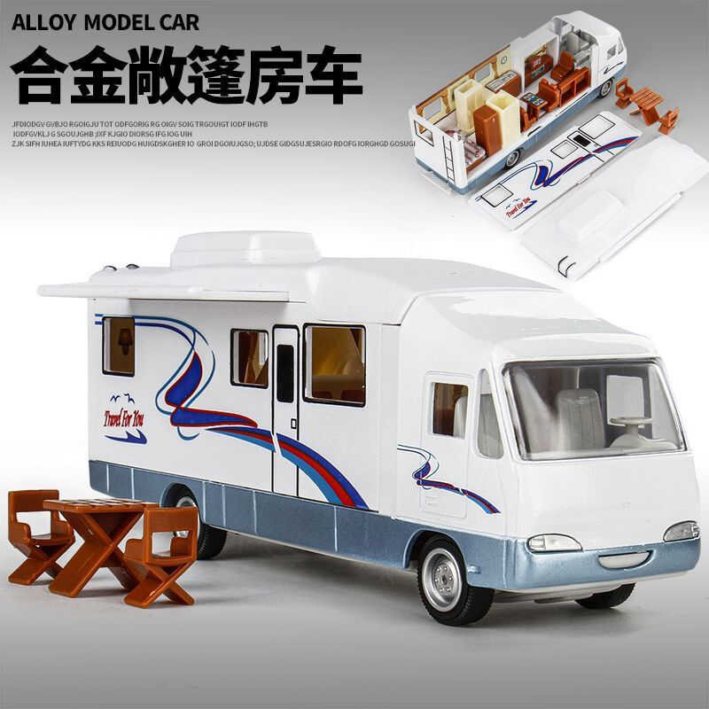1:30 Diecast - RV Recreational Vehicle Model Car Metal Camper Van ...