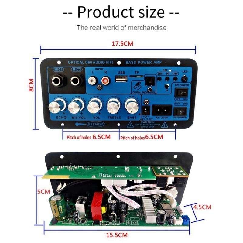 【Local Shipment】35-1000W D60 D50 D10 Digital Bluetooth Amplifier Board ...