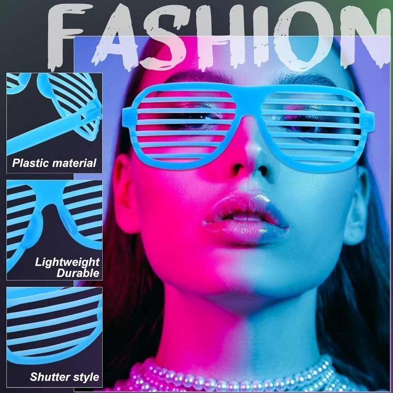[ Featured ] Disco Dance Dress-Up - Neon Color Shutter Glasses ...
