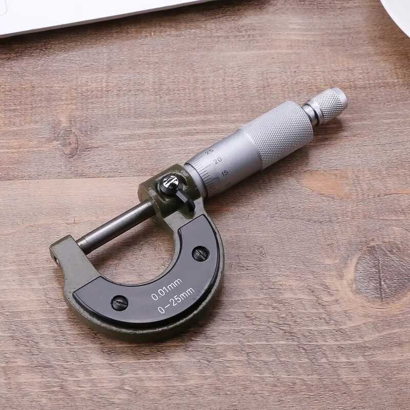 0-25mm 0.001mm Outside Metric Diameter Micrometer With Mini Wrench For ...