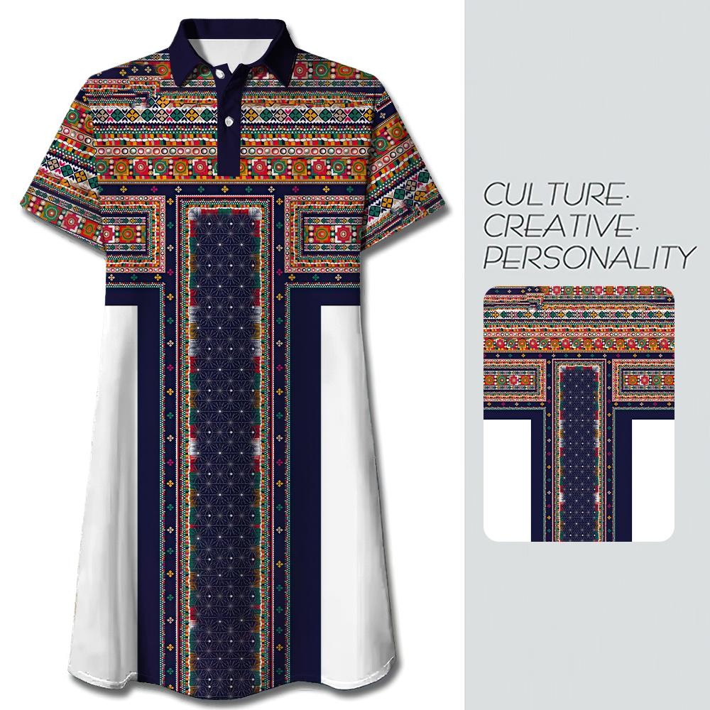 2025 Asean Attire For women Retro Women's Polo dress, Ethnic Style ...