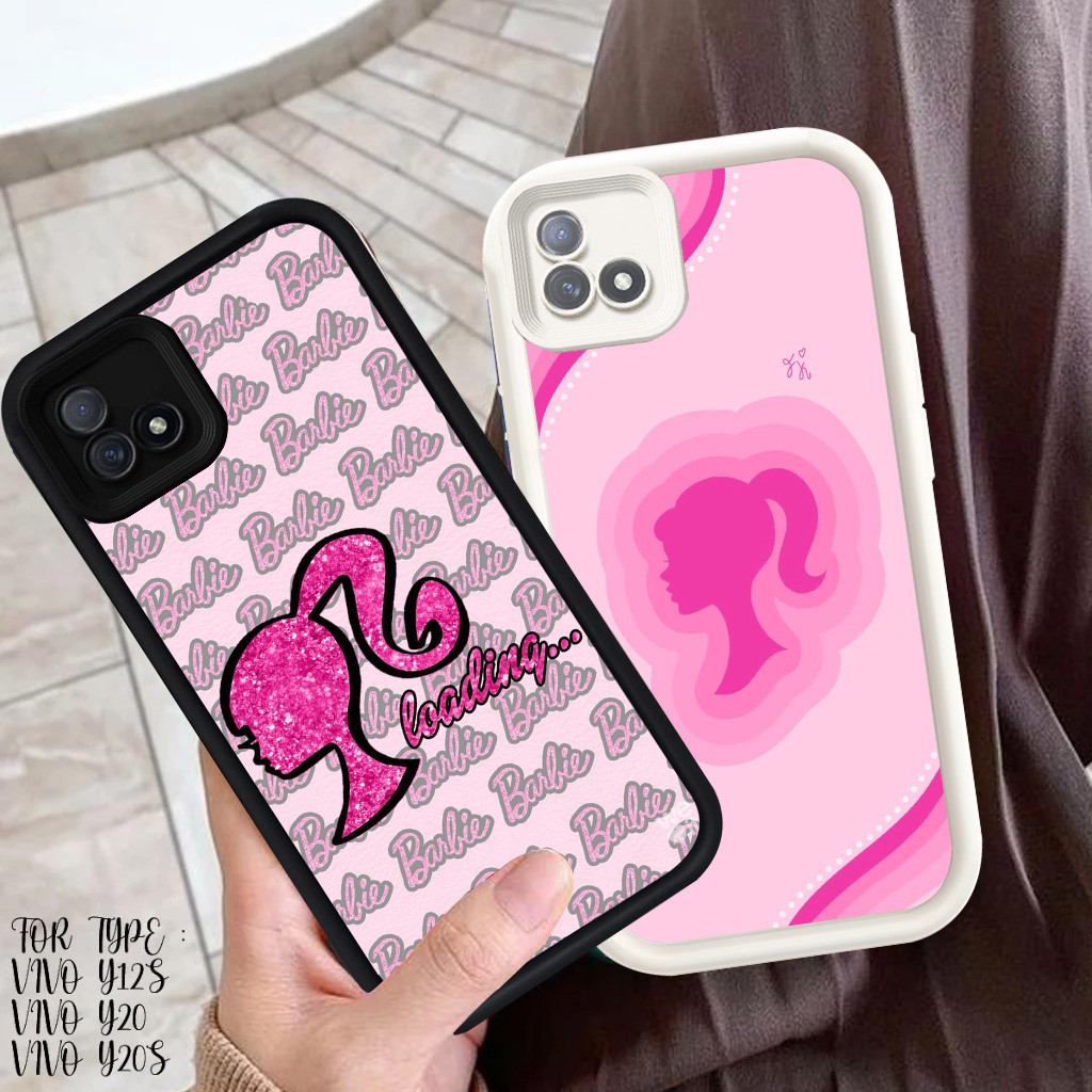 PUTIH HITAM J-34 Barbie Girl Black White Soft Silicone Casing for OPPO ...