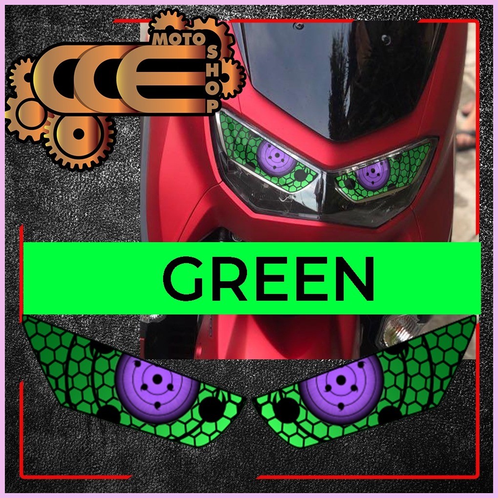 Winker Eye Sticker For Yamaha NMAX V1/V2 - Rinnegan Design | Shopee ...