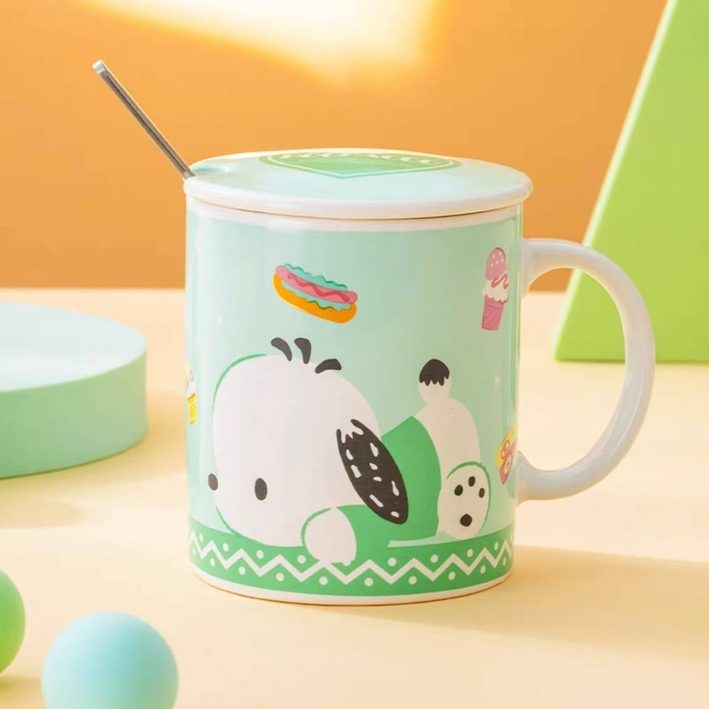 Pochacco Ceramic Mug Set 350ml | Shopee Philippines