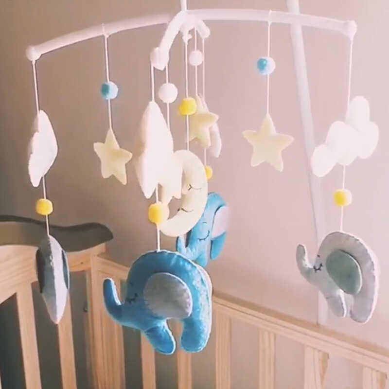 Cartoon Baby Rattles Bracket Set Toy DIY Bed Bell Material Package ...