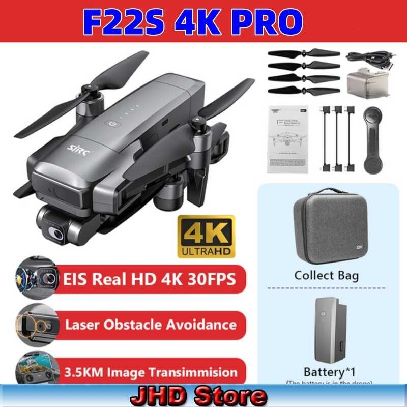 JHD SJRC Orignal F22S PRO GPS Drone 4K Professional 2 Axis Gimbal EIS ...