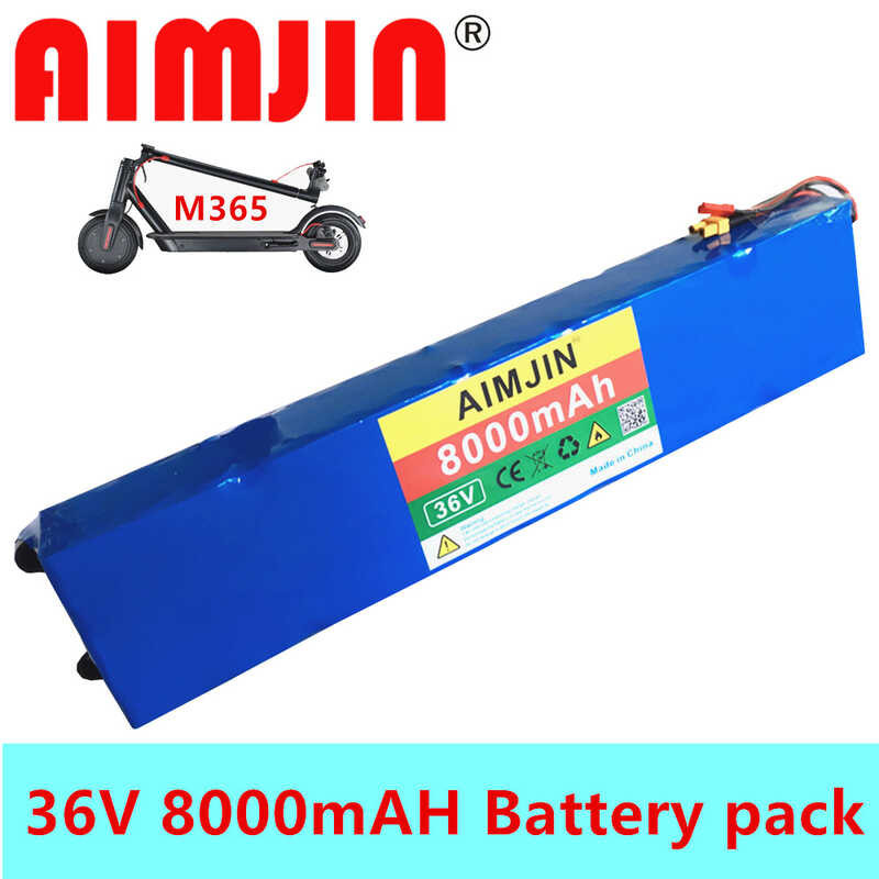 New 10S3p 36V 8.0Ah Battery For Xiaomi M365/1S Special Battery Pack 36V ...