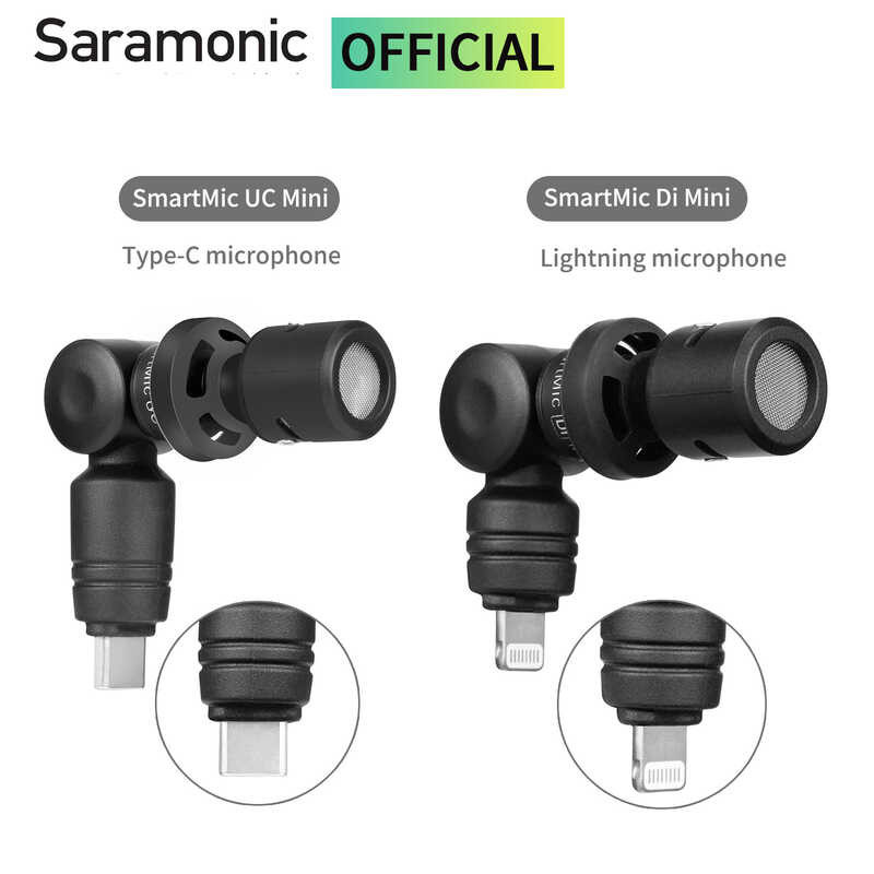 329 Saramonic - Smart Microphone Di/Uc Mini, Iphone, Android, Angkop ...